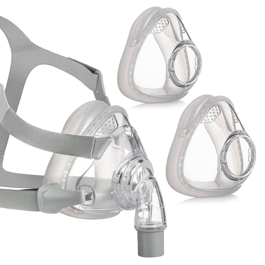 Siesta Full Face CPAP Mask Fit Pack with Headgear & All Size Cushions ...