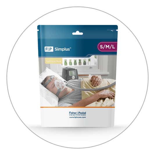 Simplus Full Face CPAP Mask with Headgear by Fisher & Paykel – Tricare ...